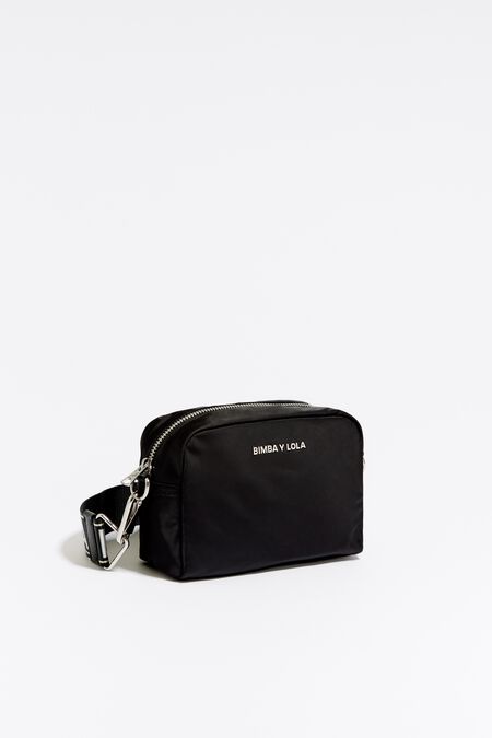 Bolsa bandolera nylon negra