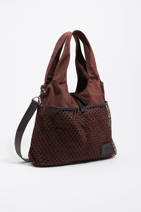 Large chocolate nylon Paper bag