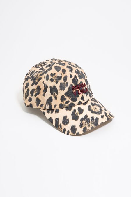 Ivory leopard trench hat