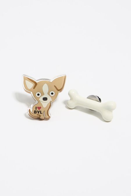 Charms conjunto perro y hueso